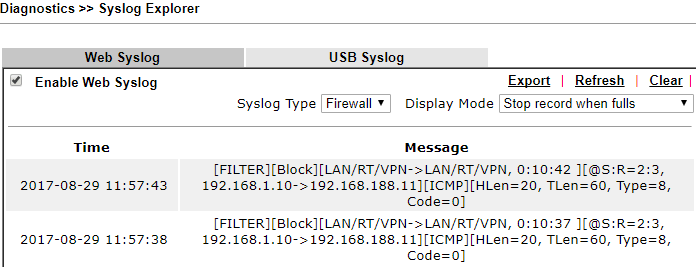 Restrict Remote VPN Network's Access to Specific IP | DrayTek