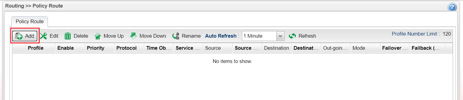 Change the default route by Route Policy | DrayTek